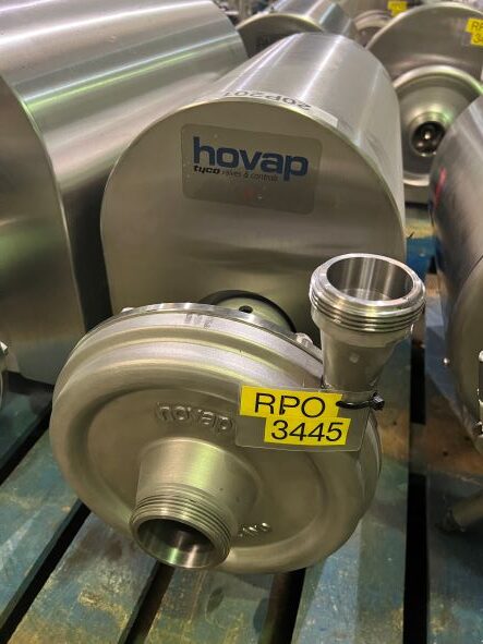 Used 9.2kW Hovap HP/2550/185 Centrifugal Pump | Tanks and Vessels