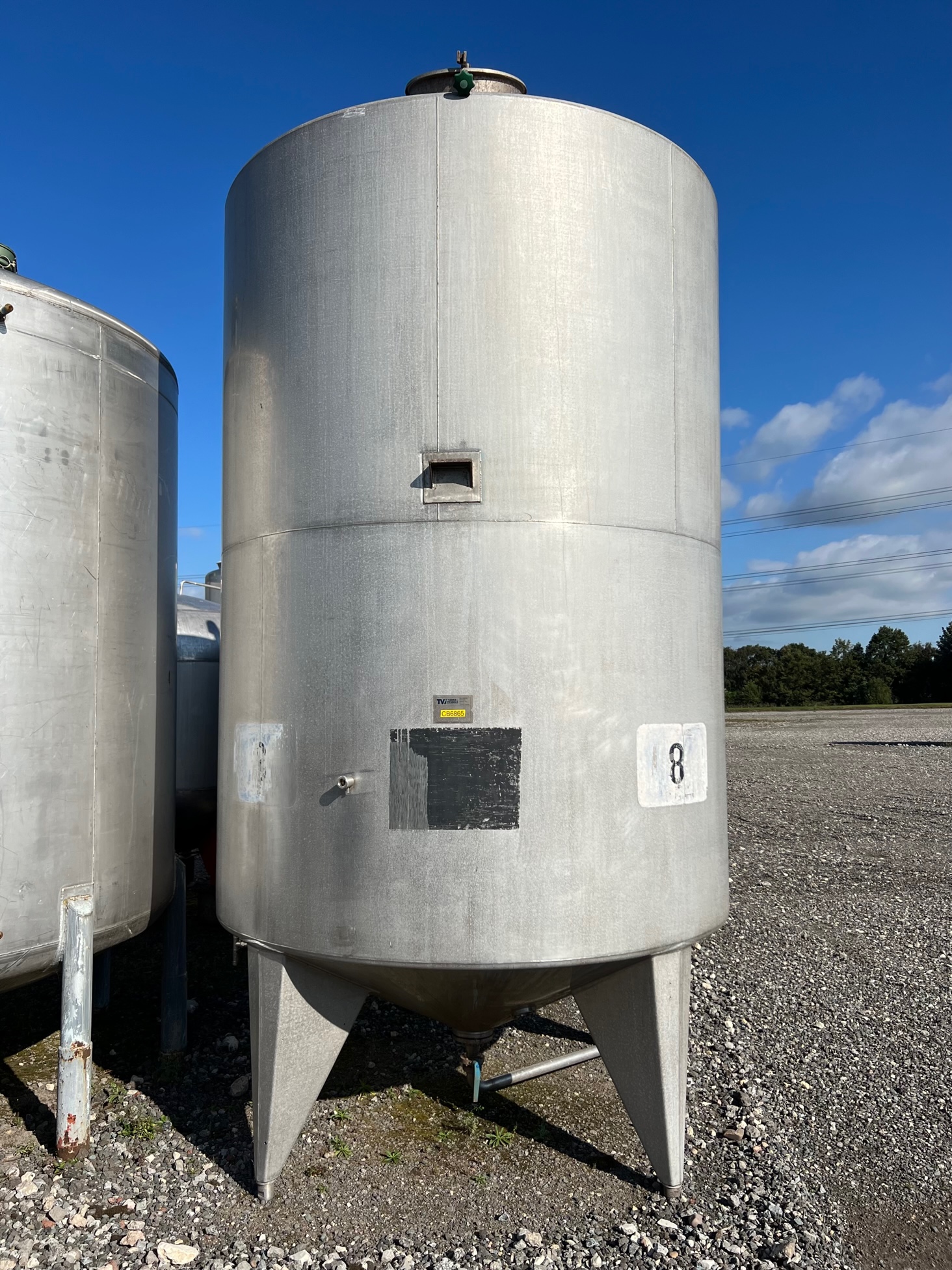 Used 13000 Litre / 2860 Gallon Capacity Vertical Stainless Steel 316 ...
