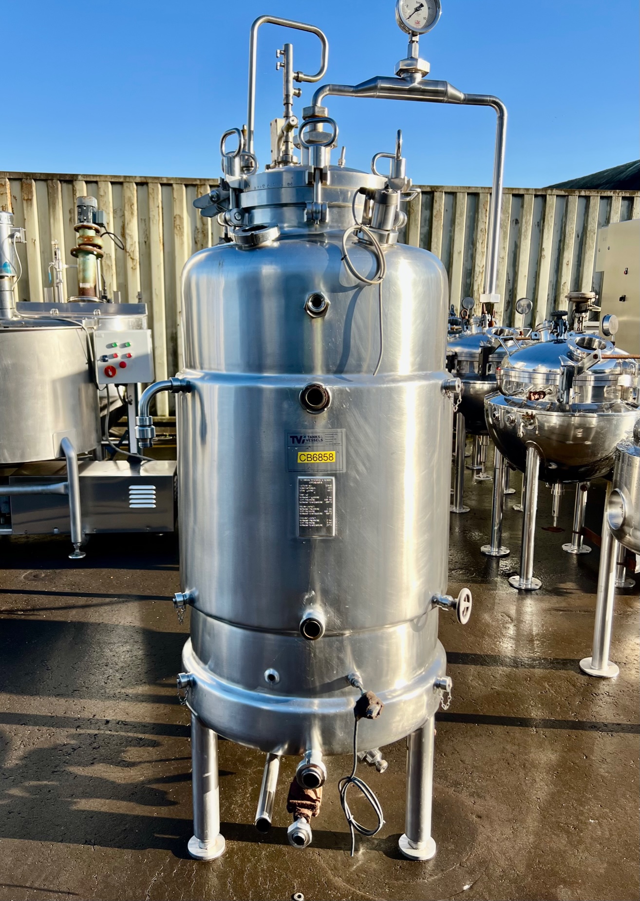 Used 450 Litre / 99 Gallon Capacity (Gross), Vertical Stainless Steel ...