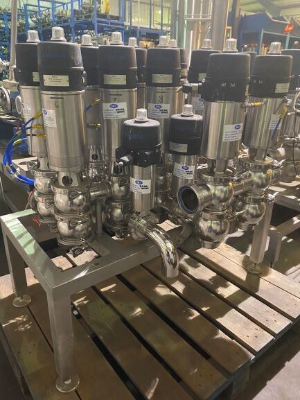 Used Miteco/Bardiani Actuated Valve Block | Tanks and Vessels