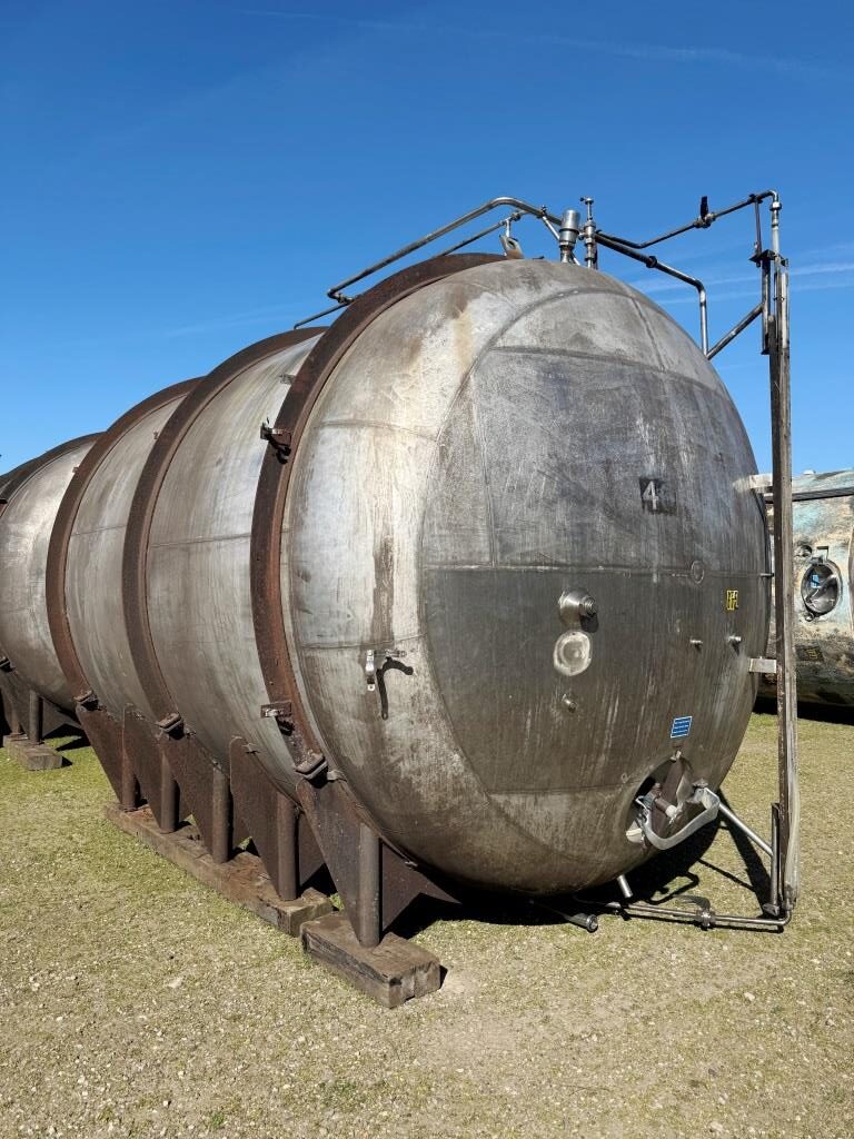 Used 28500 Litre / 6270 Gallons Horizontal Stainless Steel / Storage ...