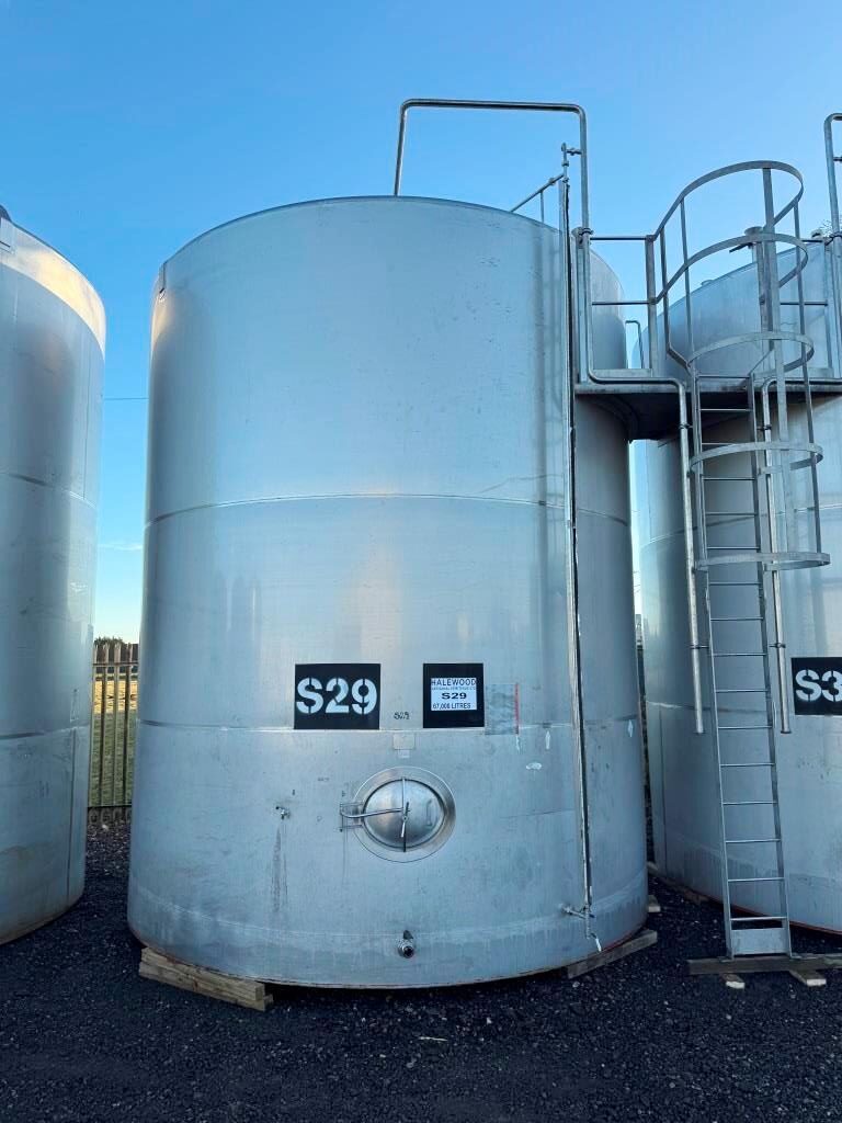 Used 65000 Litre / 14301 Gallons Vertical Stainless Steel 316 ...